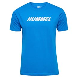 Hummel Shirt 'ELEMENTAL' Herren Gr&ouml;&szlig;e M blau / wei&szlig;