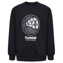 Hummel Sweatshirt 'LOKSI' Jungen Gr&ouml;&szlig;e 164 grau / schwarz / wei&szlig;