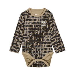 Hummel Strampler/Body Jungen Gr&ouml;&szlig;e 86 beige / braun / wei&szlig;