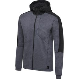 Hummel Athletic Zip-Up Hoodie male size S Blue