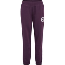 Hummel Hose 'ELMA ADJUSTABLE' Jungen Gr&ouml;&szlig;e 146 pflaume / wei&szlig;