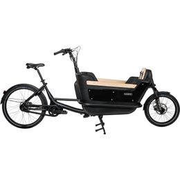 E-Bike HAWK Bikes "E-Cargo 2.2" E-Bikes Gr. 48cm, 20 Zoll (50,80cm), schwarz Pedelec, Elektrofahrrad für Damen u. Herren