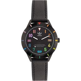 Quarzuhr adidas originals "EDITION FREE ICON SMALL, AOFH225732I" Armbanduhren schwarz Damen Armbanduhr, Damenuhr