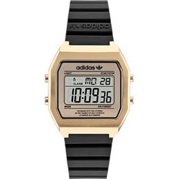 Digitaluhr adidas originals "DIGITAL TWO, AOST220752I" Armbanduhren schwarz Damen Armbanduhr, Quarzuhr, Damenuhr