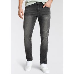 Slim-fit-Jeans AJC Gr. 38, Länge 32, grau (dunkel grau) Herren Jeans im 5-Pocket-Stil