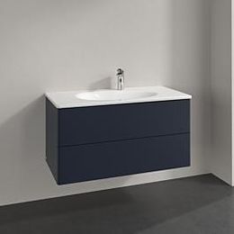 Villeroy & Boch Villeroy und Boch Antao Waschtisch-Unterschrank K05000HG 98,8x50,4x49,6cm, ohne Frontstruktur, midnight blue matt lacquer