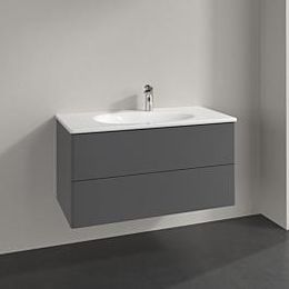 Villeroy & Boch Villeroy und Boch Antao Waschtisch-Unterschrank K05000GK 98,8x50,4x49,6cm, ohne Frontstruktur, anthracite matt lacquer