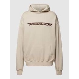 Pegador Oversized Hoodie mit Label-Stitching