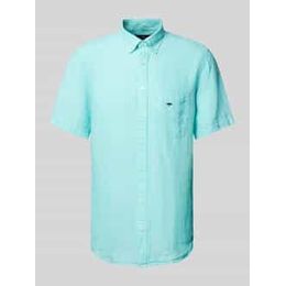 Fynch-Hatton Freizeithemd aus Leinen mit Button-Down-Kragen Modell 'Summer'