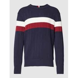 Tommy Hilfiger Strickpullover mit Blockstreifen