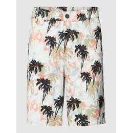 BOSS Orange Shorts mit Allover-Muster