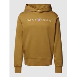 Gant Hoodie mit Label-Print