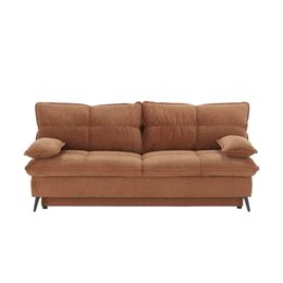 bobb Schlafsofa Alessia de Luxe ¦ kupfer ¦ Maße (cm): B: 207 H: 95 T: 110