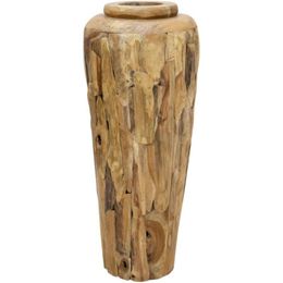 vidaXL - Deko-Vase 40 x 100 cm Massivholz Teak