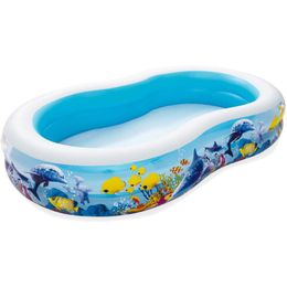 Bestway Family Pool Sea Ground 262 x 157 x 46 cm oval