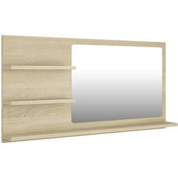 vidaXL - Badspiegel Sonoma-Eiche 90x10,5x45 cm Holzwerkstoff