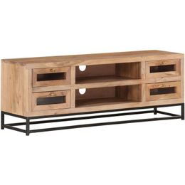 TV-Schrank 110x30x40 cm Akazie Massivholz vidaXL