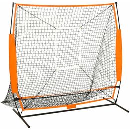 Multisport-Übungsnetz Baseball Schwarz 174x76x158,5 cm vidaXL