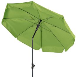 Doppler Sunline Neo 200 Sonnenschirm rund 200 cm in 13 Farben Mittelmastschirm Balkonschirm 836 Fresh Green