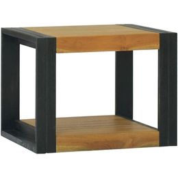 Wand-Badregal 45x45x35 cm Massivholz Teak vidaXL