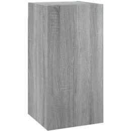 vidaXL - TV-Schrank Grau Sonoma 30,5x30x60 cm Holzwerkstoff