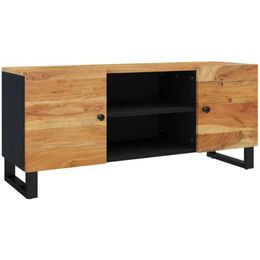 vidaXL - TV-Schrank 105x33x46 cm Massivholz Akazie