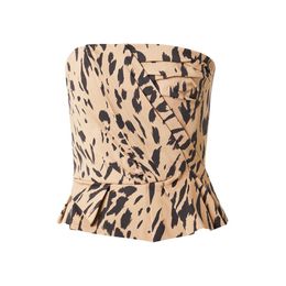 & other stories & Other Stories Top Damen Gr&ouml;&szlig;e L beige / schwarz