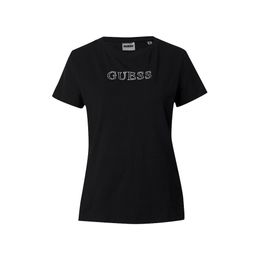 Guess T-Shirt 'Briana' Damen Gr&ouml;&szlig;e M schwarz / silber