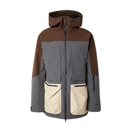 SOS Sportjacke 'Straja' Herren Größe L beige / braun / dunkelgrau