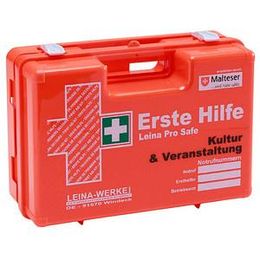 Leina-Werke Erste-Hilfe-Koffer Pro Safe Kultur & Veranstaltung DIN 13157 + Erweiterung orange