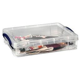 Really Useful Box Aufbewahrungsbox 4,0 l transparent 39,5 x 25,5 x 8,8 cm