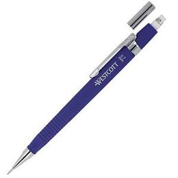 Westcott Druckbleistift blau HB 0,7 mm, 1 St.