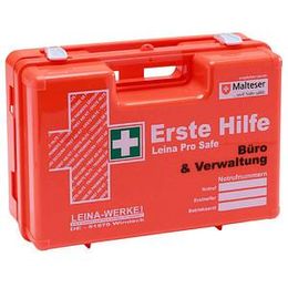 Leina-Werke Erste-Hilfe-Koffer Pro Safe Büro & Verwaltung DIN 13157 + Erweiterung orange