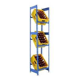 Simonrack Getränkekistenregal SIMONBOTTLE 3 8435104962442 blau 40,0 x 30,0 x 180,0 cm