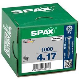 Spax® Universalschrauben Z2 Senkkopf WIROX 4 mm x 17 mm, 1000 St.