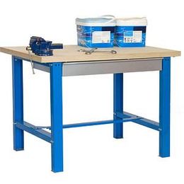 Simonrack Werkbank SIMONWORK BT6 BOX PLYWOOD 1200 blau 1 Schublade 120,0 x 75,0 x 86,5 cm