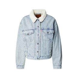 Levi's LEVI'S Jacke '90's Sherpa Trucker Jacket' Damen Gr&ouml;&szlig;e XS blue denim / offwhite