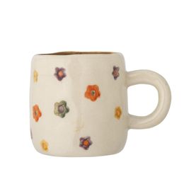 Bloomingville Addy Kindertasse, Steingut, Ø 5,5xH6,5 cm, natur