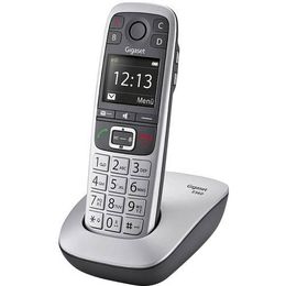 Gigaset E560 DECT/GAP Schnurloses Telefon analog Freisprechen, Optische Anrufsignalisierung Platin