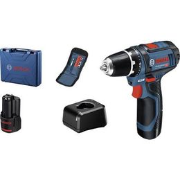 Bosch Professional GSR 12V-15 -Akku-Bohrmaschine 12 V inkl. 2. Akku, inkl. Koffer