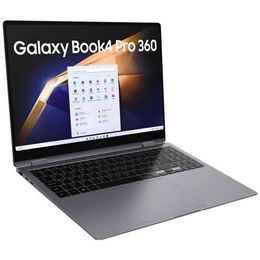 Samsung 2-in-1 Notebook / Tablet Galaxy Book4 Pro 360 40.6 cm (16 Zoll) WQXGA+ Intel® Core™ Ultra 7 Core™ Ultra 7 155H 32 GB RAM 1 TB SSD Intel Arc™ Win 11