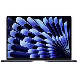 Apple MacBook Air 15 (M3, 2024) 38.9 cm (15.3 Zoll) 8 GB RAM 256 GB SSD 8‑Core CPU 10-Core GPU Mitternacht MRYU3D/A