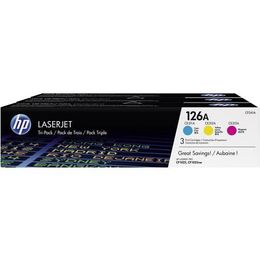 HP Toner 126A Original Kombi-Pack Cyan, Magenta, Gelb 1000 Seiten CF341A