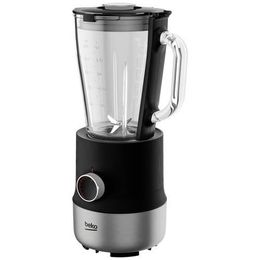 BEKO Hausgeräte TBN 81808 BX Standmixer 800 W Edelstahl (gebürstet), Schwarz