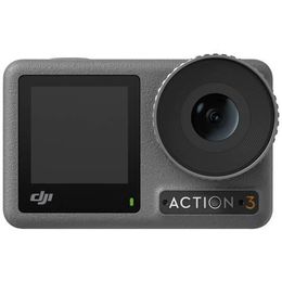 DJI Action 3 Standard Action Cam 4K, Ultra HD, WLAN, Dual-Display, Wasserfest, Touch-Screen, Zeitlupe, Staubgeschützt, Frostbeständig, Intervall-Aufnahme,