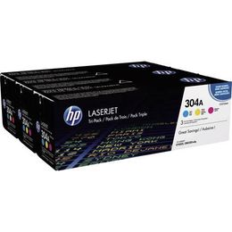 HP Toner 304A Original Kombi-Pack Cyan, Magenta, Gelb 2800 Seiten CF372AM