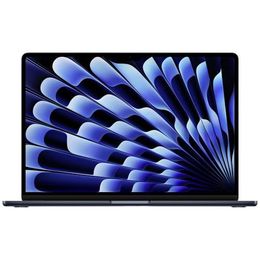 Apple MacBook Air 15 (M2, 2023) 38.9 cm (15.3 Zoll) 8 GB RAM 256 GB SSD 8‑Core CPU 10-Core GPU Mitternacht MQKW3D/A