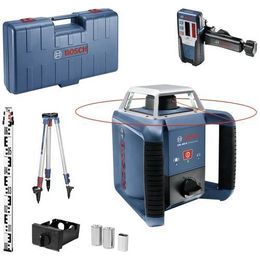 Bosch Professional GRL 400 H Set Rotationslaser inkl. Stativ, inkl. Laserempfänger Reichweite (max.): 400 m