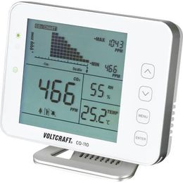 Voltcraft CO-110 Kohlendioxid-Messgerät 0 - 5000 ppm mit Datenloggerfunktion kalibriert Werksstandard (ohne Zertifikat)