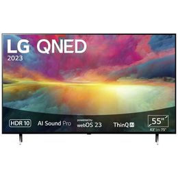 LG Electronics 55QNED756RA.AEUD QLED-TV 139 cm 55 Zoll EEK E (A - G) CI+, DVB-C, DVB-S2, DVB-T2, Nano Cell, Smart TV, UHD, WLAN Schwarz